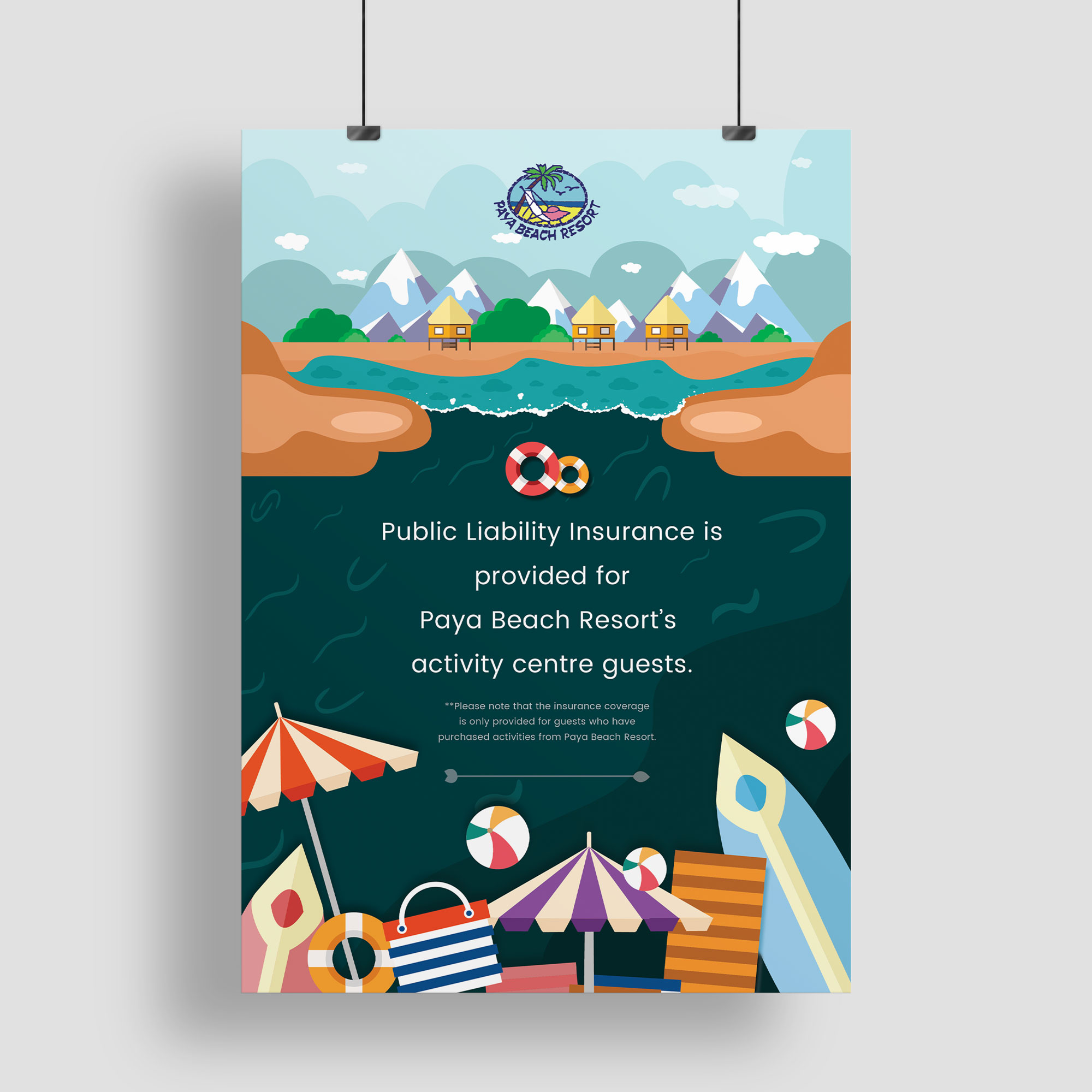 Paya Beach Resort - Banner Design - Corsiva Lab Singapore