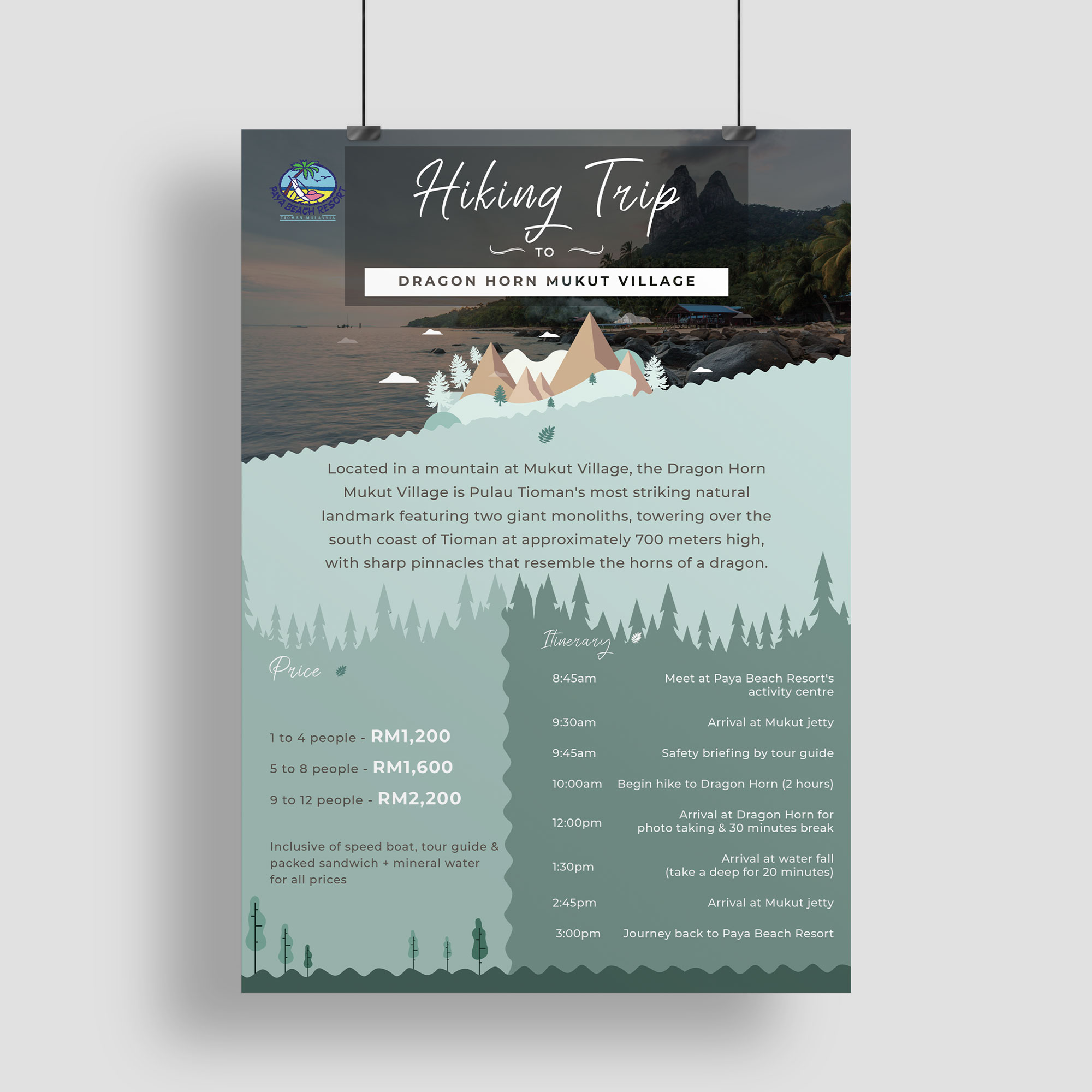 Paya Beach Resort - Banner Design - Corsiva Lab Singapore