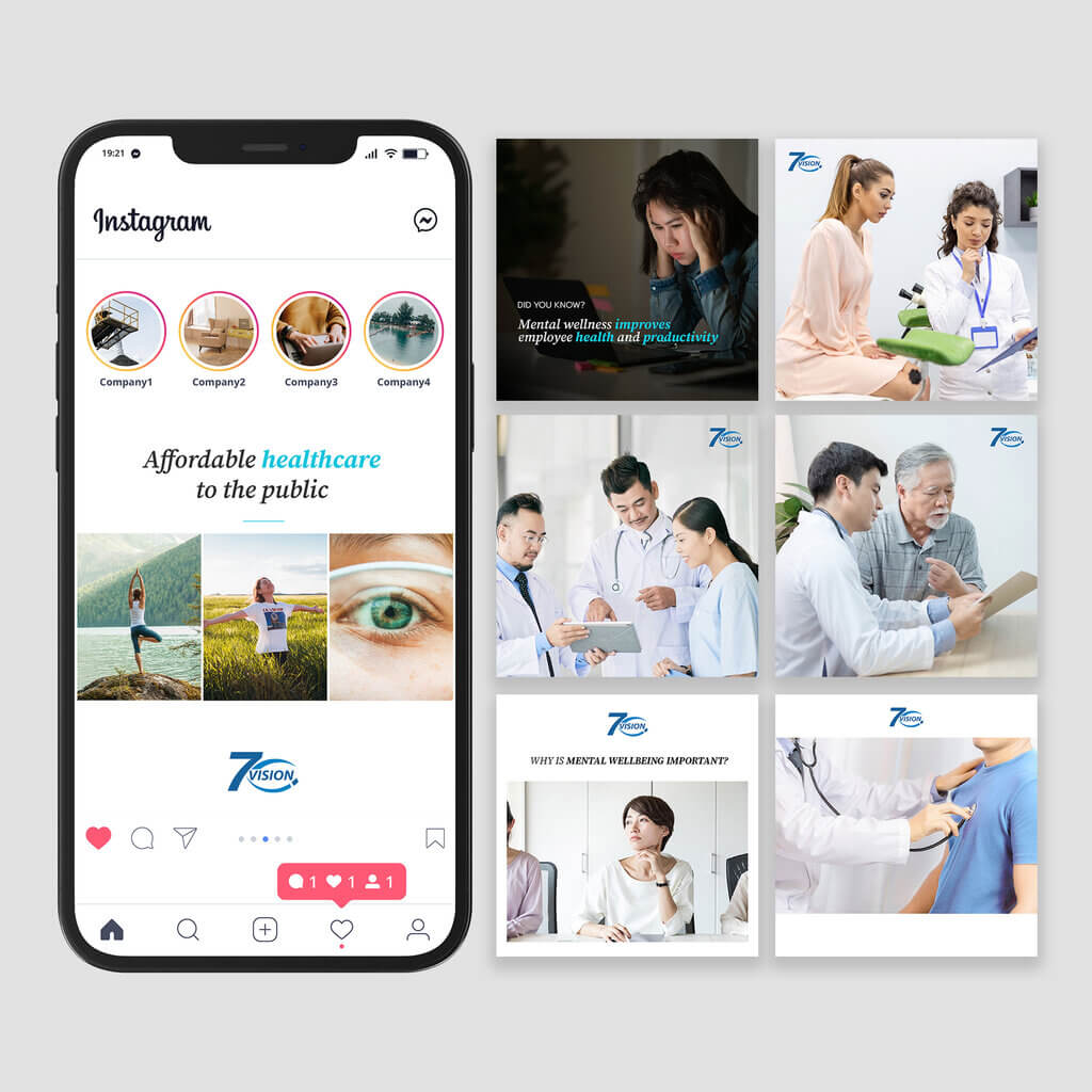 7 Vision - Social Media Creatives - Corsiva Lab Singapore