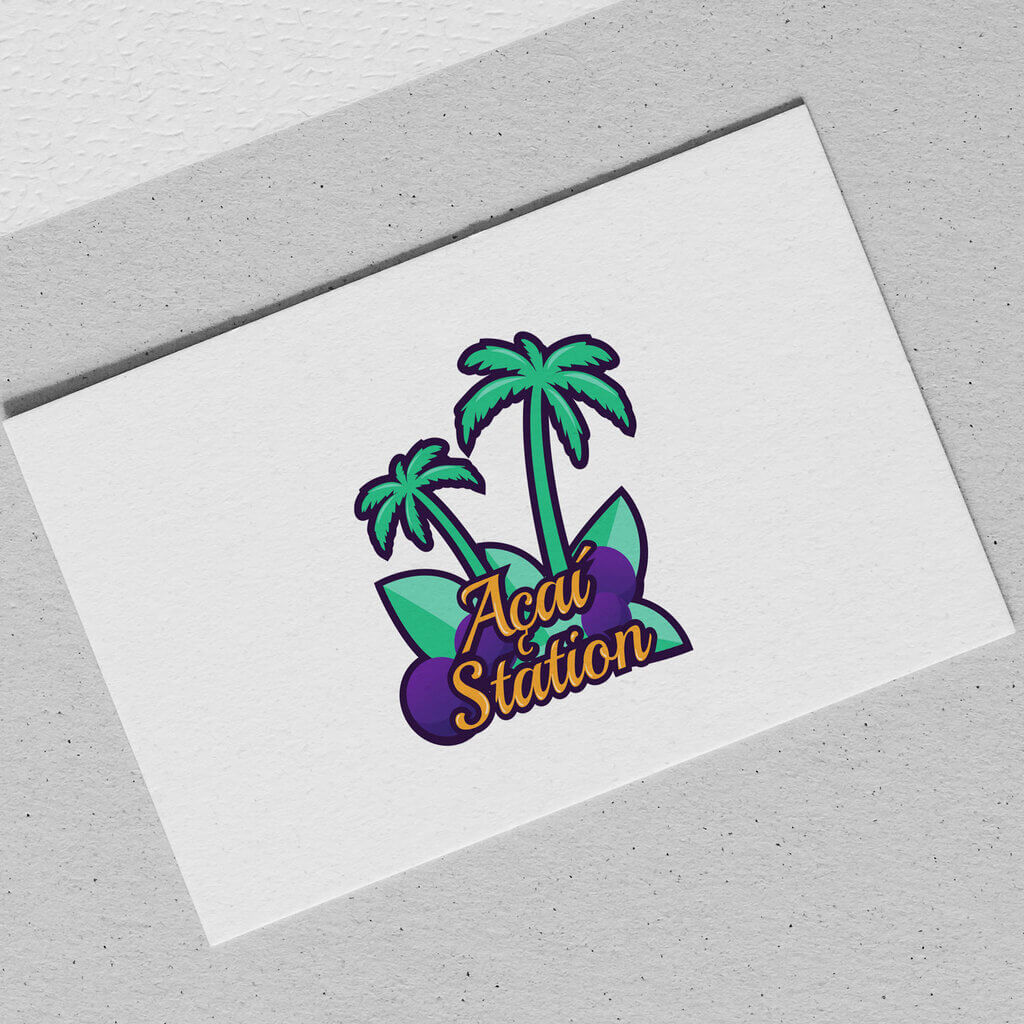 Acai Station - Logo Design - Corsiva Lab Singapore